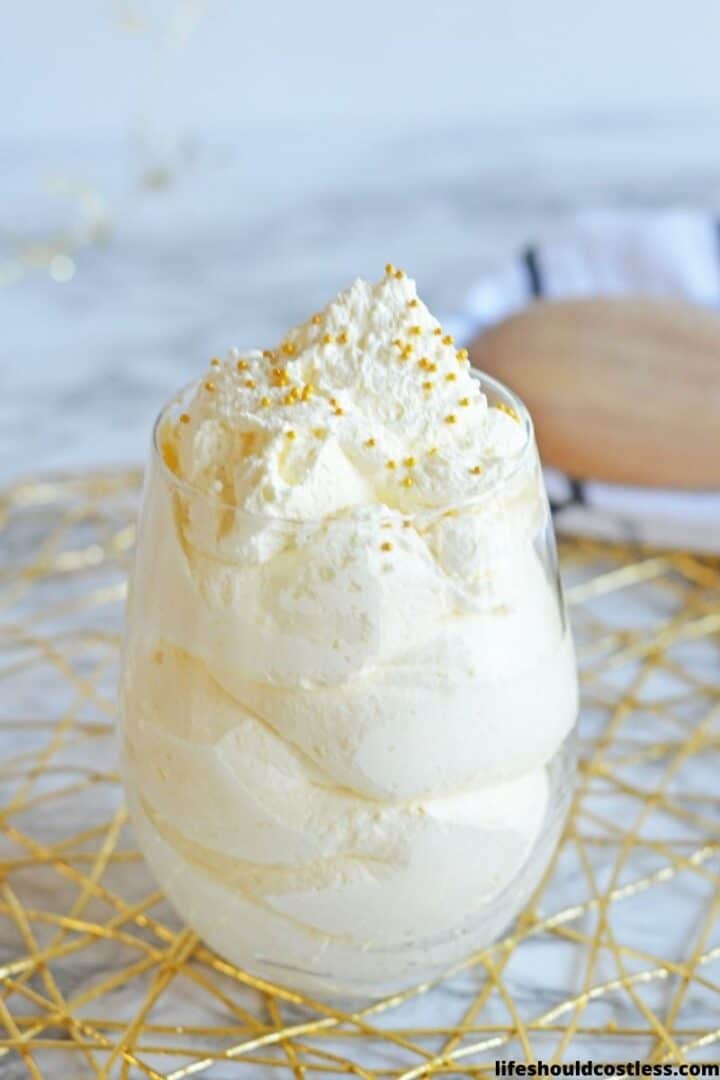 Easy Vanilla Pudding Mousse - Life Should Cost Less