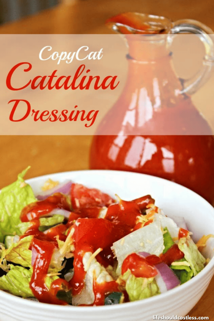 Easy Copycat Kraft Catalina Dressing Recipe - Life Should Cost Less