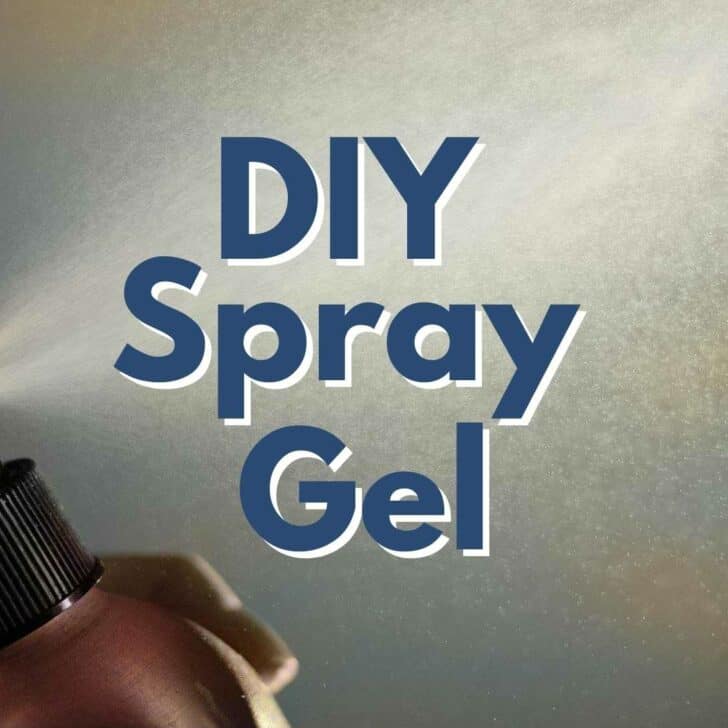 DIY Spray Gel - Life Should Cost Less