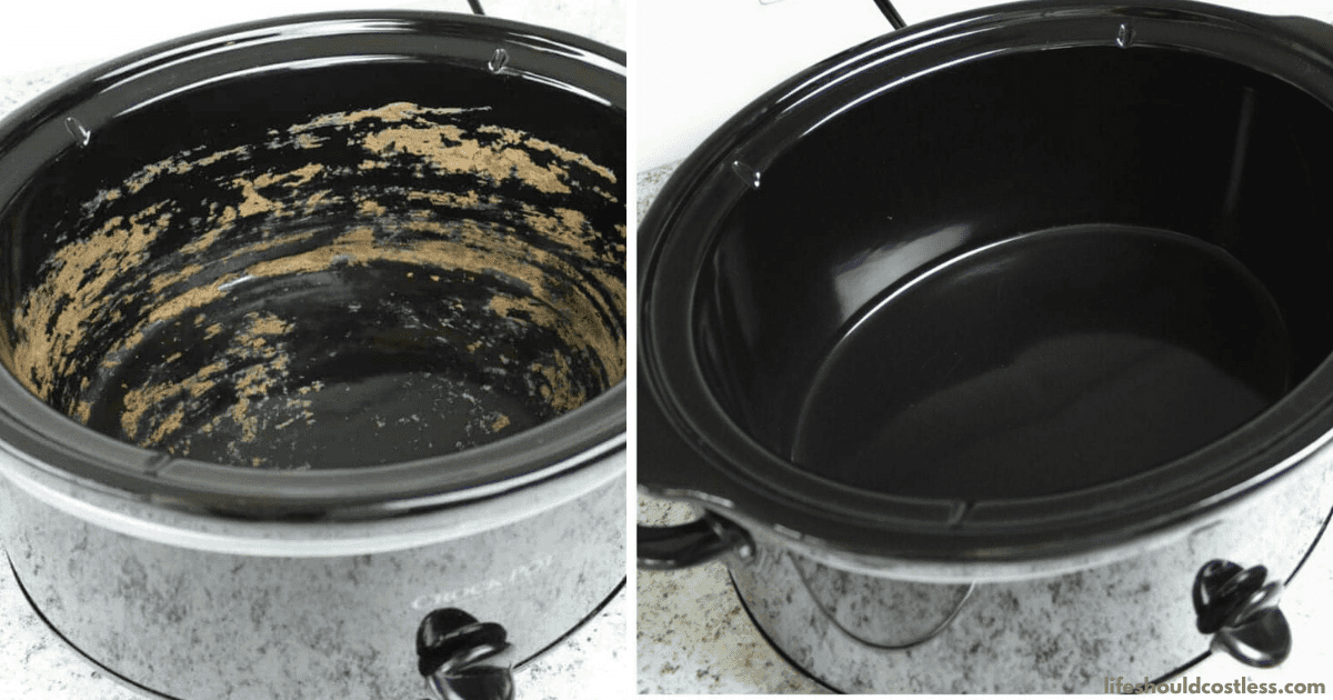 How To Deep Clean & Deodorize A Slow Cooker - Life Should Cost Less