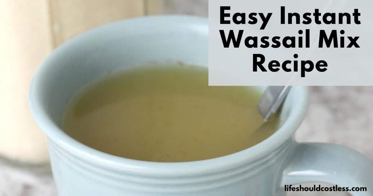 Easy Instant Wassail Mix Recipe - Life Should Cost Less