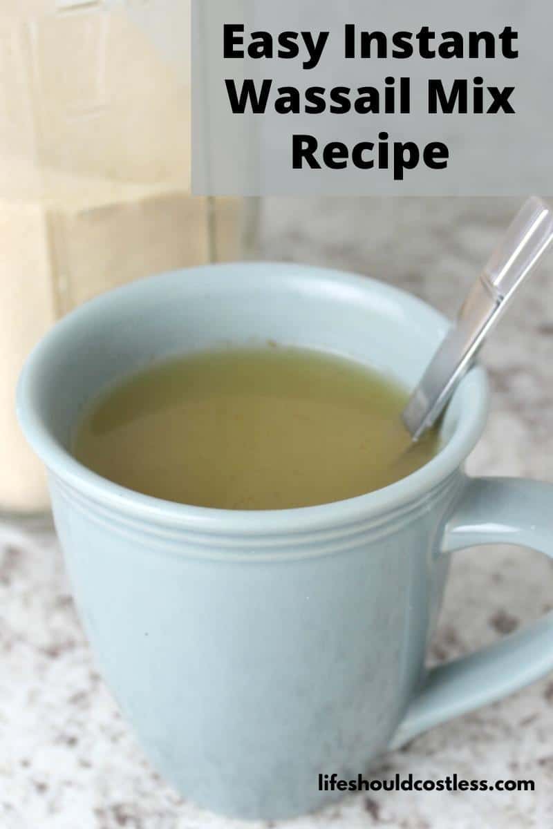 Easy Instant Wassail Drink Recipe (dry mix) - Life Should Cost Less