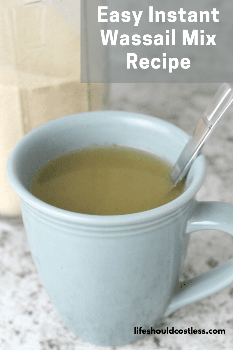 Easy Instant Wassail Drink Recipe (dry mix) - Life Should Cost Less