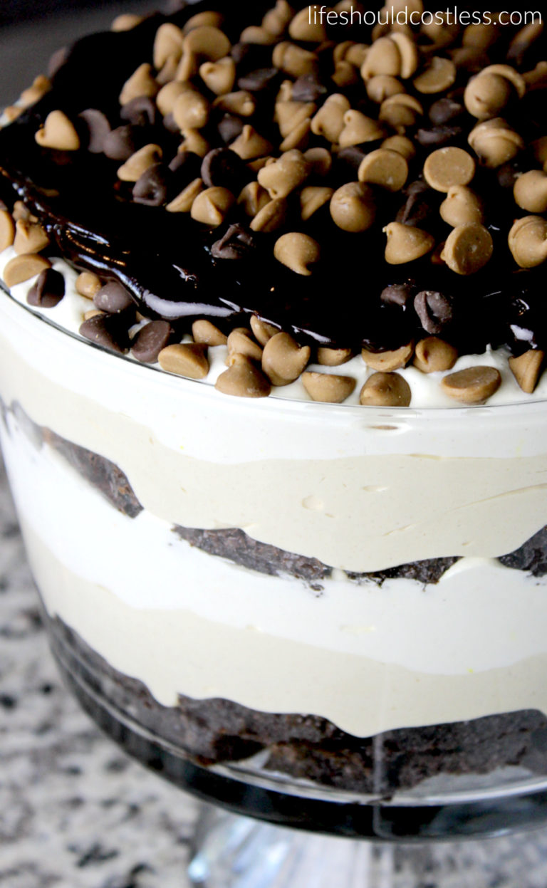 Moose Tracks Trifle Dessert Recipe - Life Should Cost Less