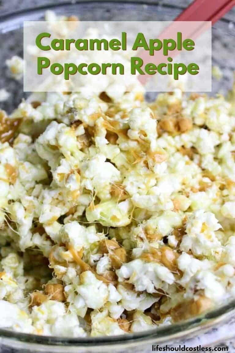 Caramel Apple Popcorn - Life Should Cost Less