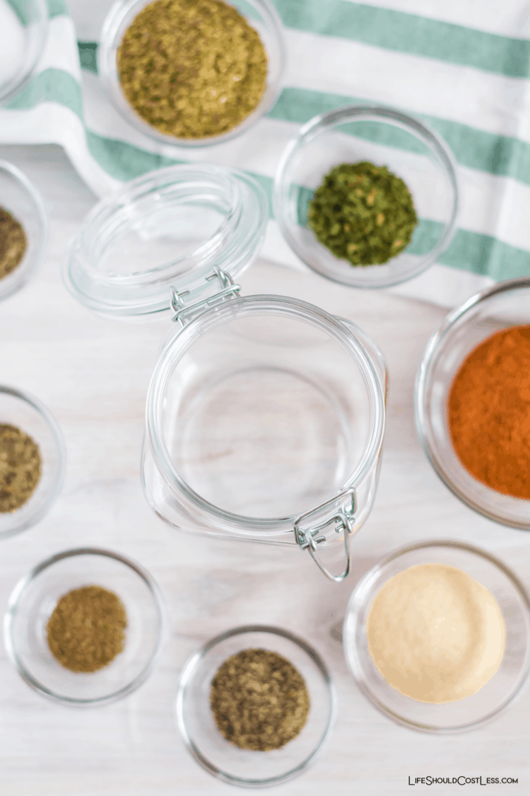 Best Zesty Italian Dressing Mix (Bulk Recipe) - Life Should Cost Less