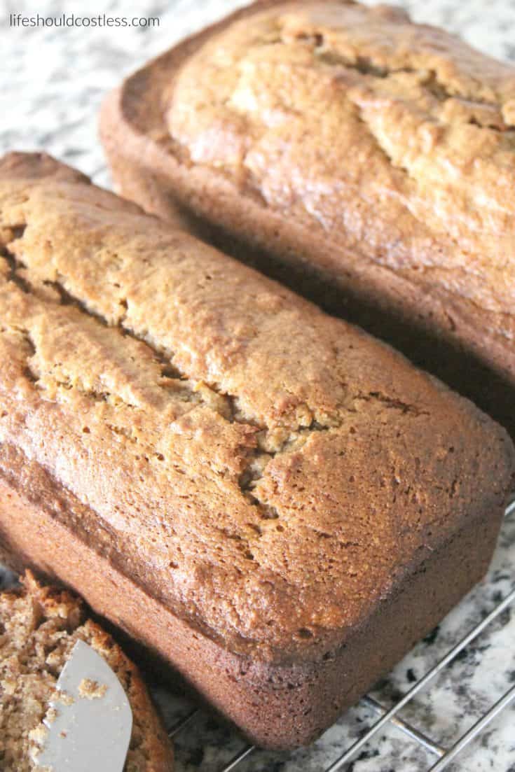 The Best Spiced Banana Bread Recipe - Life Should Cost Less