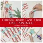 Christmas Advent Paper Chain Free Printable Kids Craft - Life Should ...