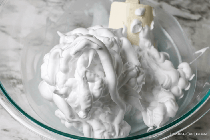 White Fluffy Slime Recipe - Life Should Cost Less