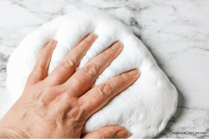 White Fluffy Slime Recipe - Life Should Cost Less