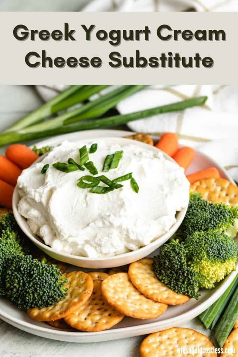 Greek Yogurt Cream Cheese Substitute (Video) - Life Should Cost Less