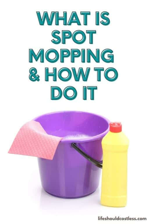 What Is Spot Mopping And How To Do It (video) - Life Should Cost Less