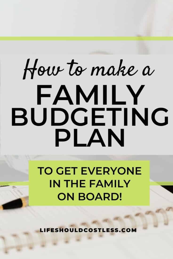 How to Create a Family Budgeting Plan to Get Everyone in the Family on ...