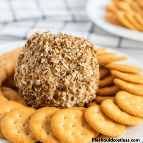 The Best Cream Cheese Ball Recipe (video) - Life Should Cost Less