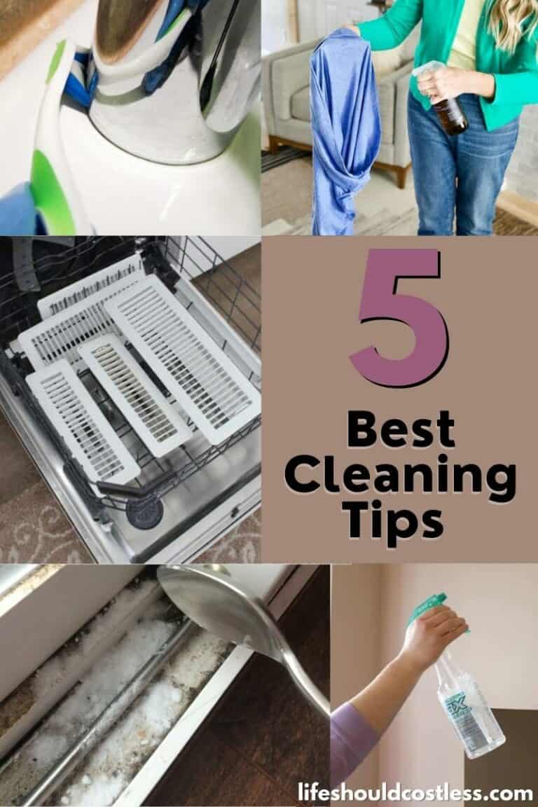 Five Best Cleaning Tips On The Internet - Life Should Cost Less