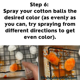 How To Dye Cotton Balls (Video) - Life Should Cost Less