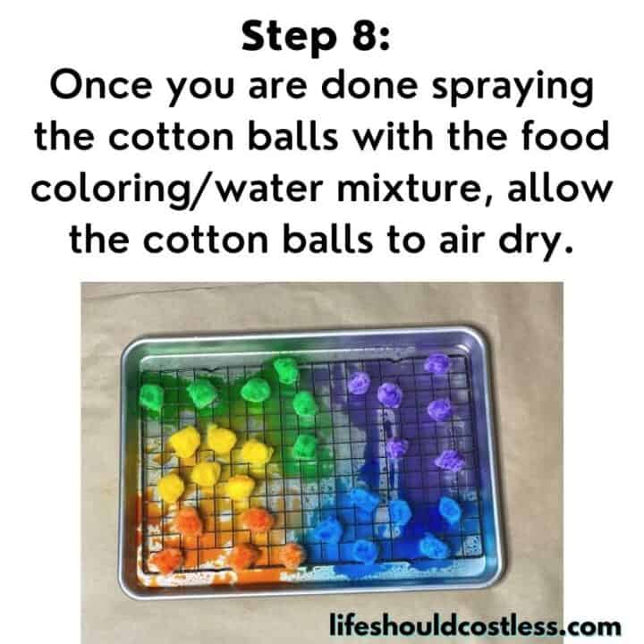 How To Dye Cotton Balls (Video) - Life Should Cost Less