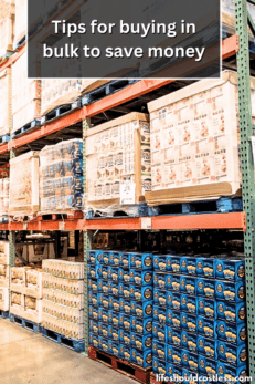 Buying In Bulk To Save Money - Life Should Cost Less