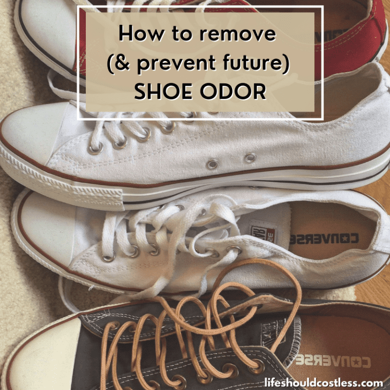How To Remove Shoe Odor - Life Should Cost Less