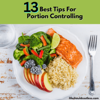 13 Best Tips for Portion Control (Video) - Life Should Cost Less