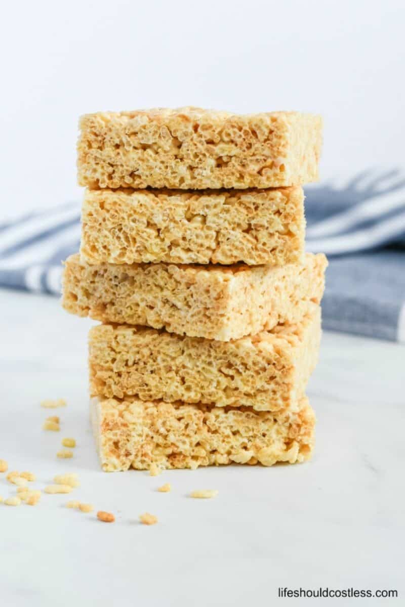 Sheet Pan Rice Krispie Treats Recipe - Life Should Cost Less
